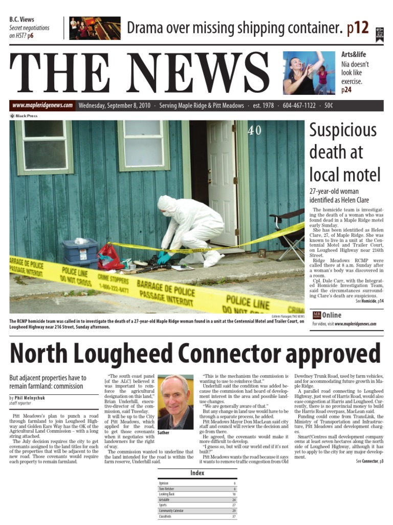 September 8, Maple Ridge-Pitt Meadows News | PDF | British Columbia ...