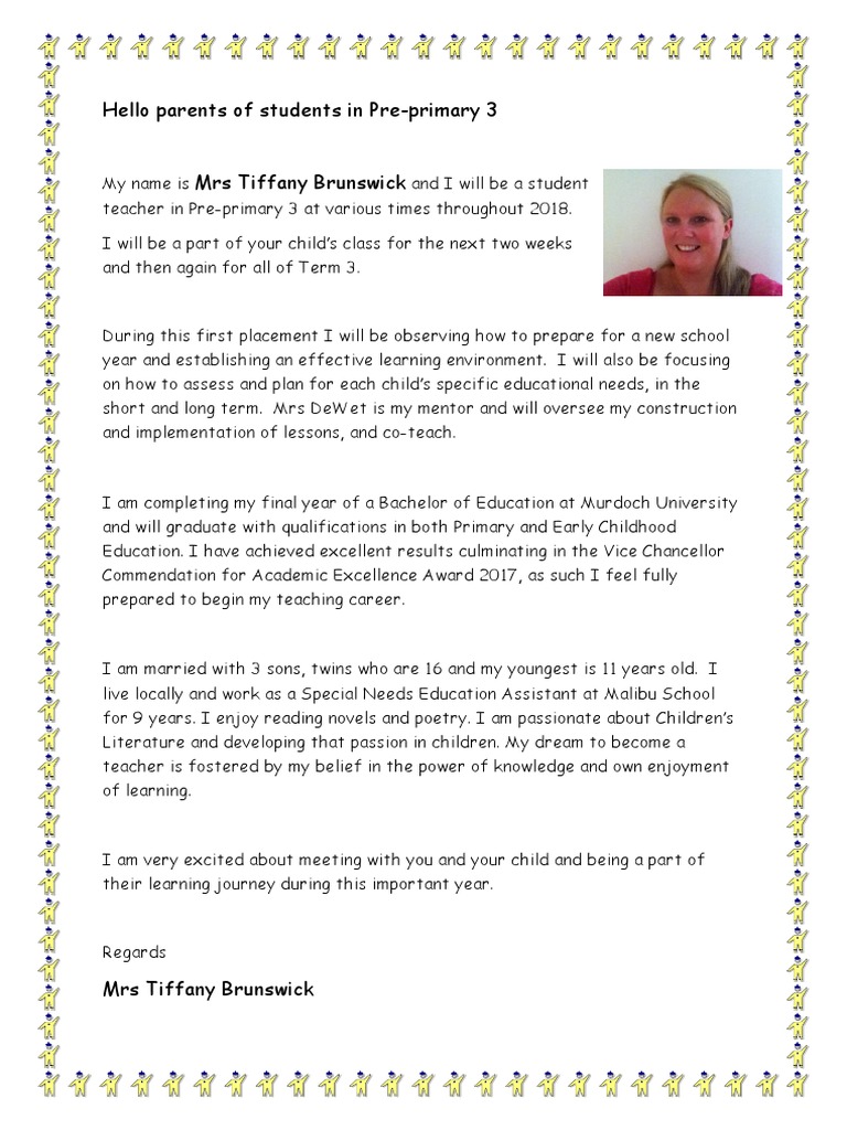 Parent Intro Letter1 | PDF