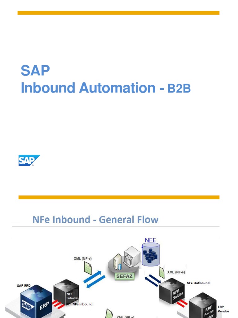 SAP Inbound Automation B2B | Download Free PDF | Invoice | Information ...
