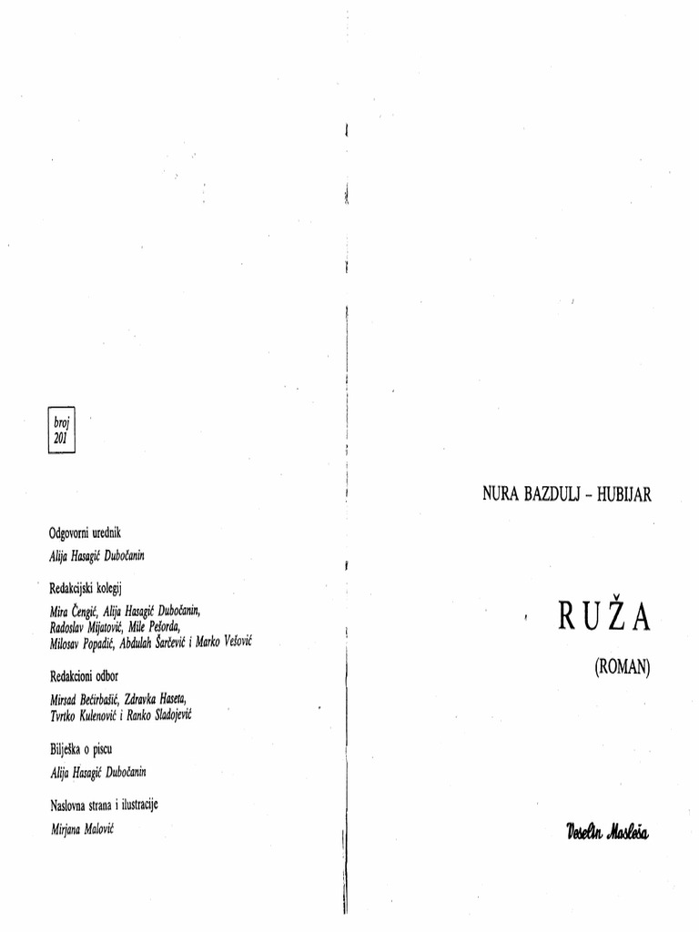 Ruža Nura Bazdulj Hubijar | PDF
