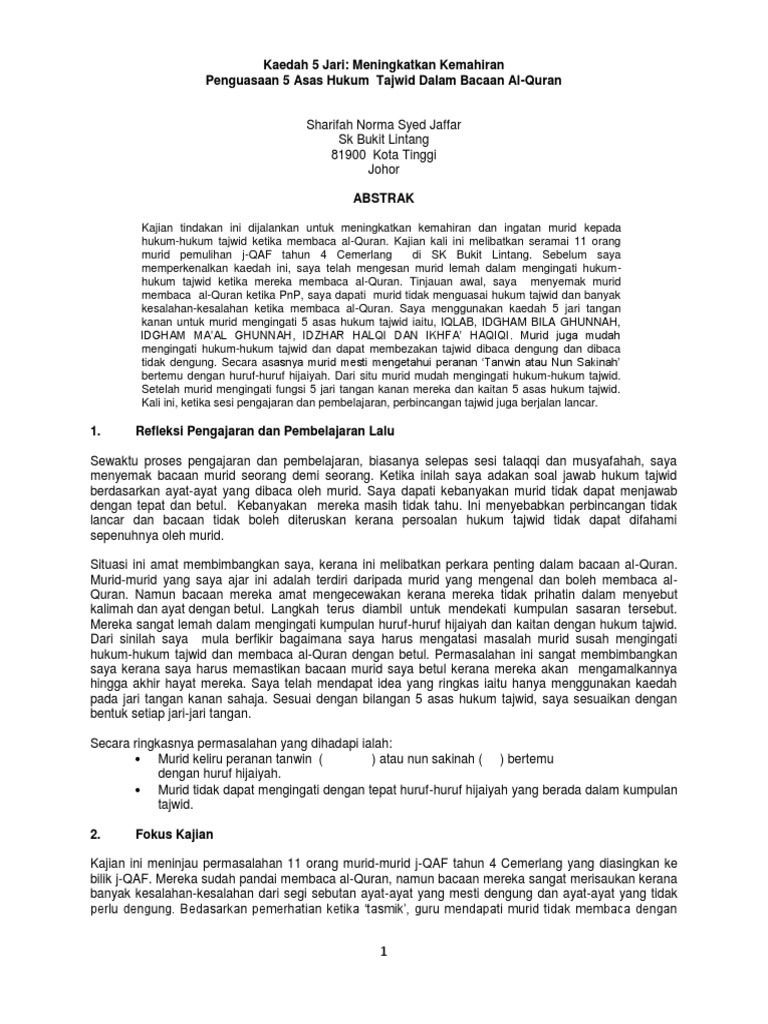 Contoh Jurnal | PDF
