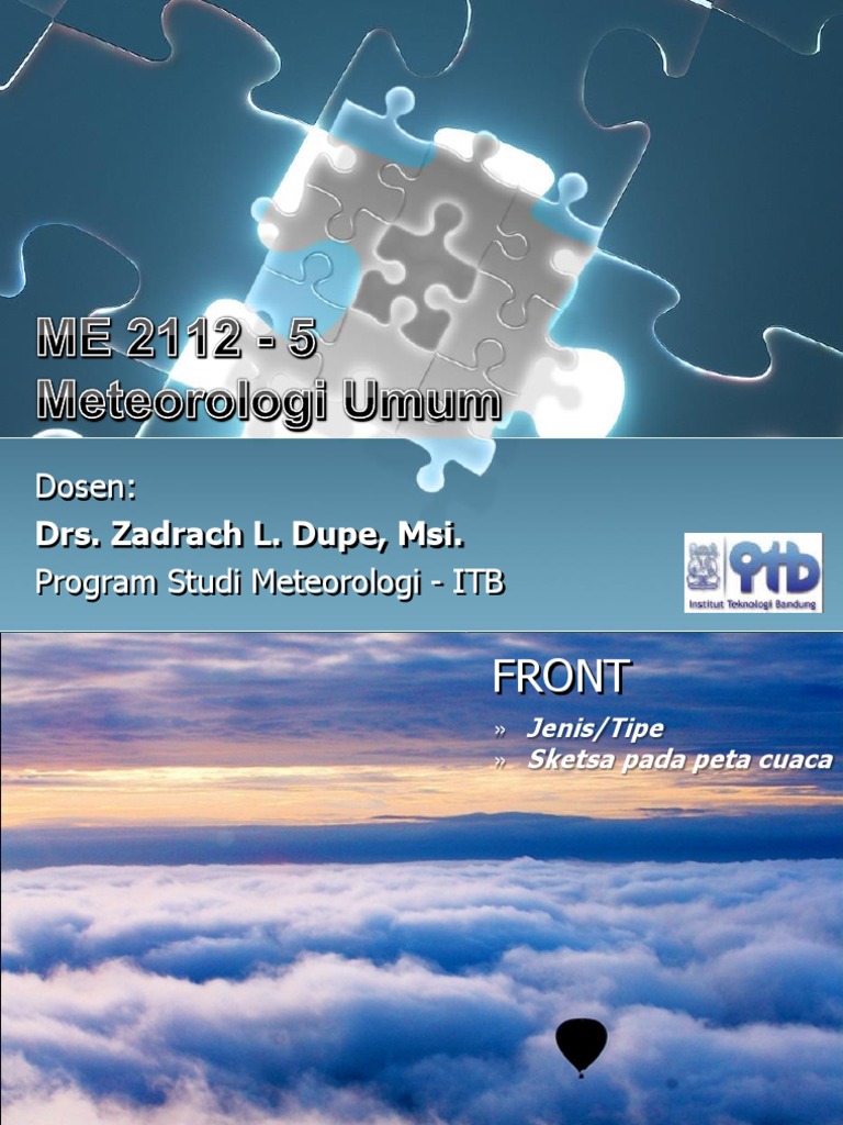 Front Dan Siklon Ekstratropis | PDF