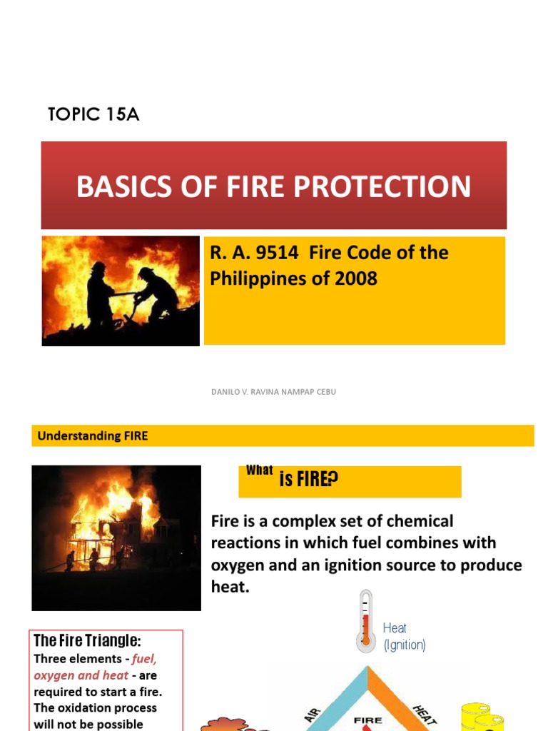 Basics of Fire Protection | PDF | Fires | Combustion