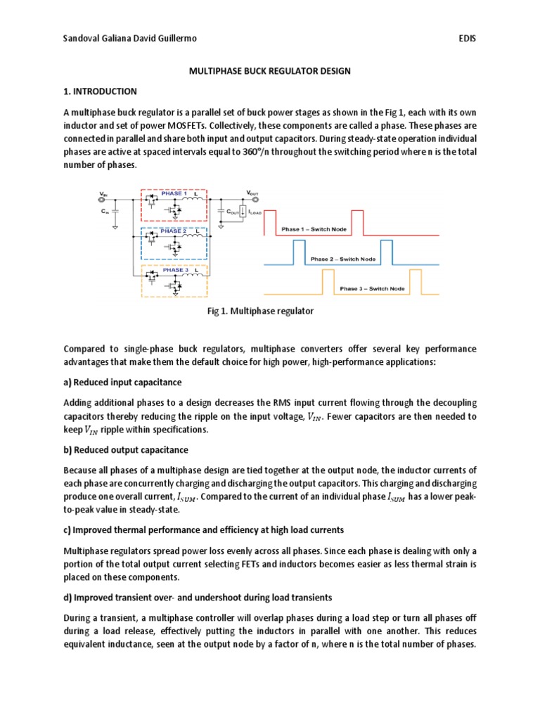 Multiphase Buck Converter | PDF | Capacitor | Electrical Components