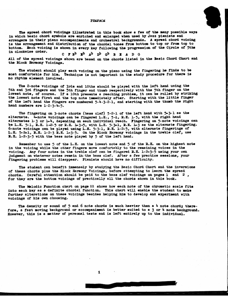 Phil Rizzo Spread Chord Voicing | PDF