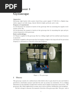 205 A11 Lab Report | PDF | Rotation Around A Fixed Axis | Gyroscope