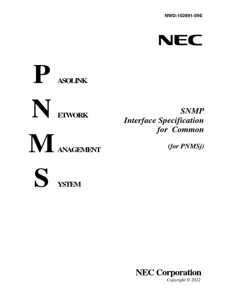 IPasolink MIBs Def-Common | PDF | Computer Network | Network Architecture
