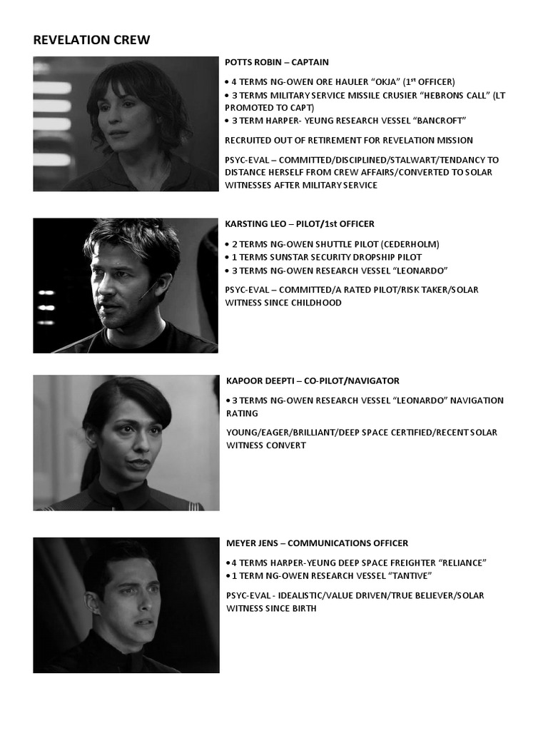 Revelation Crew Dossier | PDF | Violence