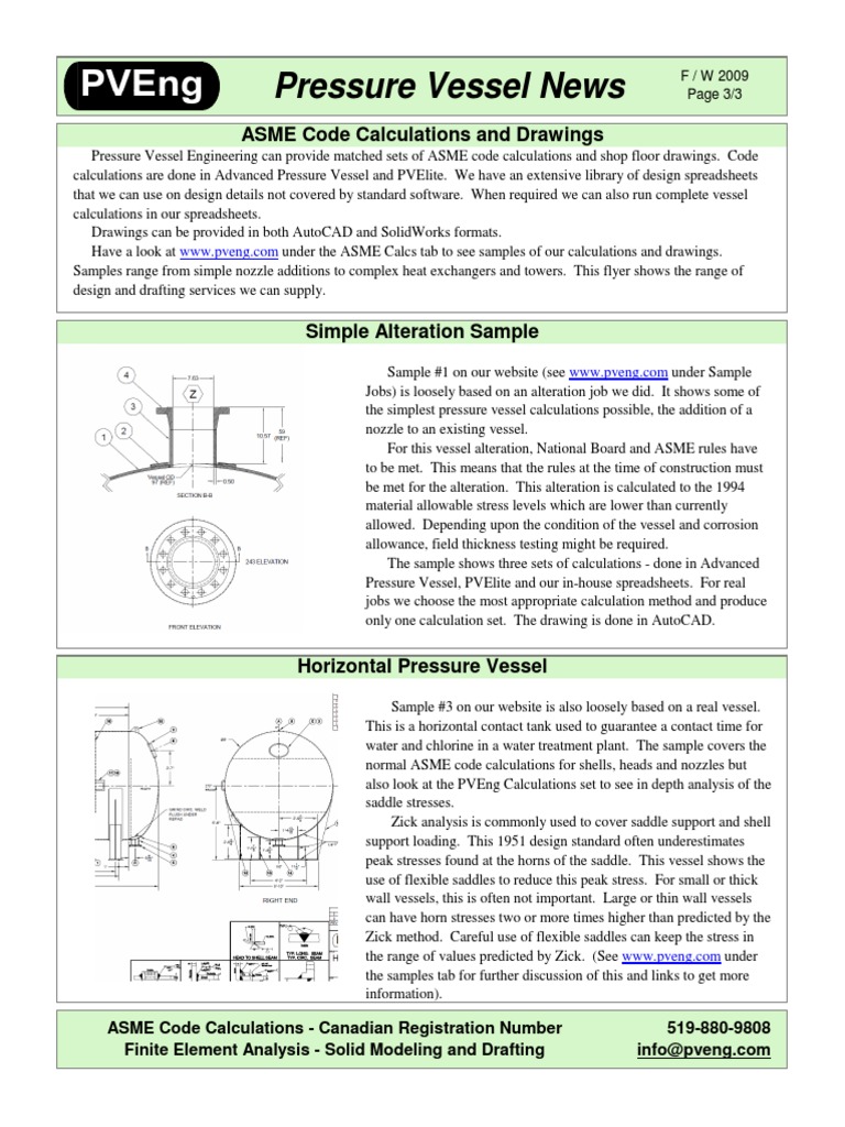 ASME Code Calculations and Drawings | PDF | Saddle | Stress (Mechanics)
