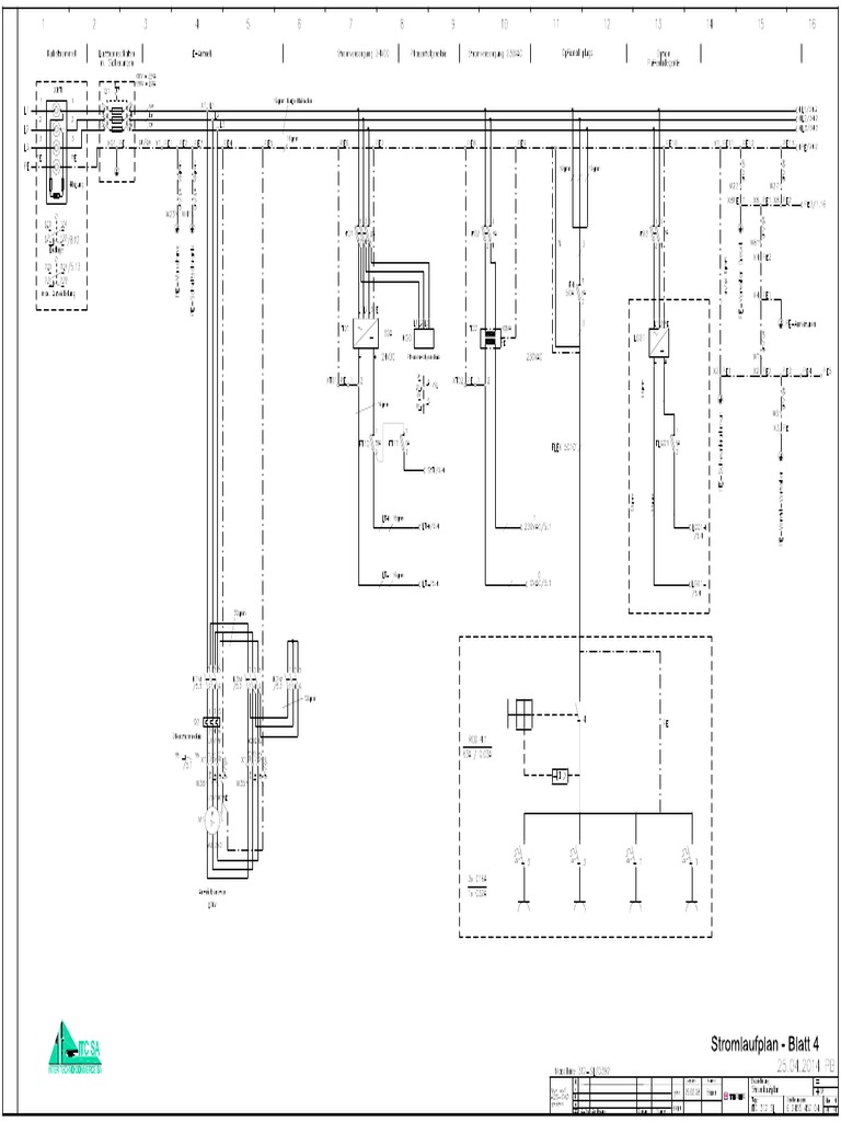 Stromlaufplan - Blatt 4 | PDF