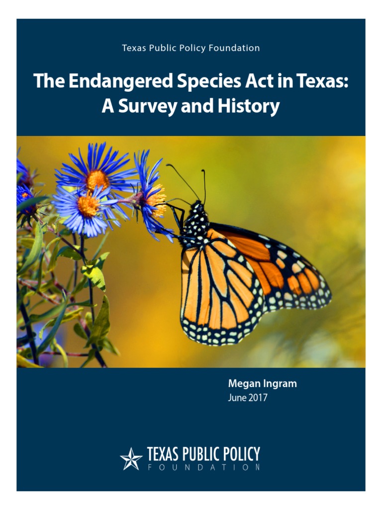 Endangered Species Act Impact in Texas | PDF | Endangered Species Act ...