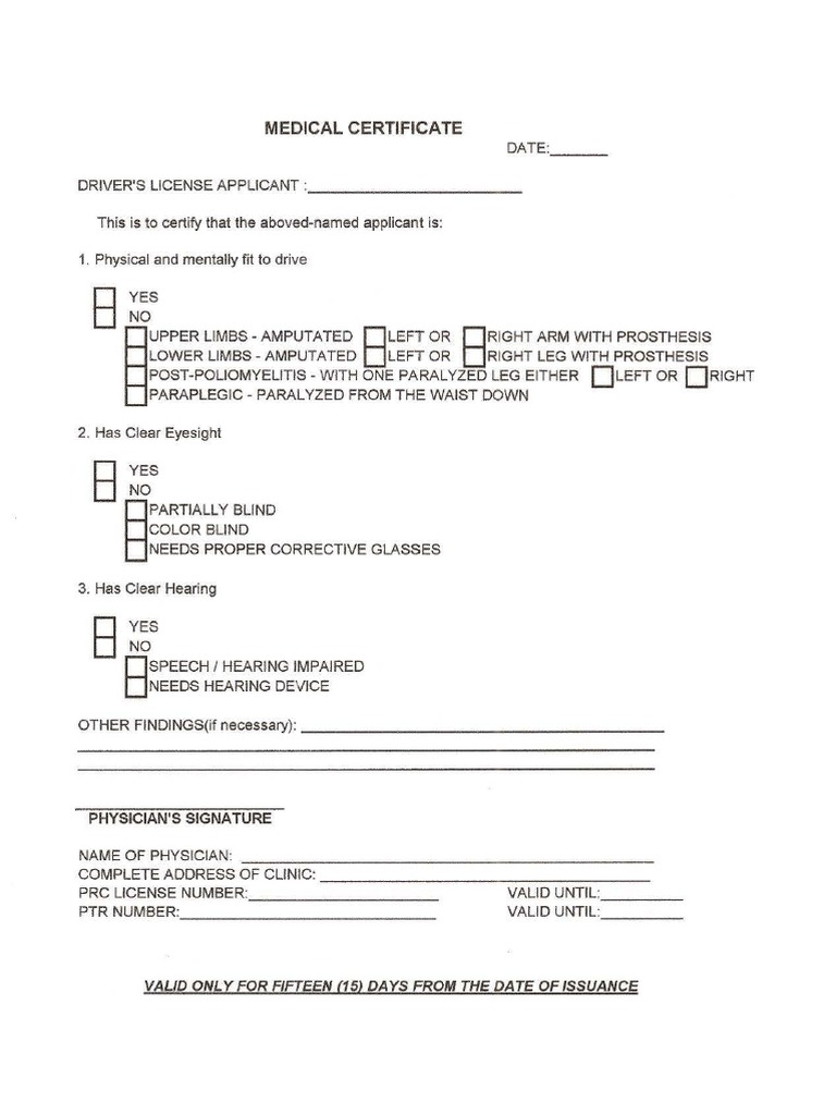 Med Cert PDF | PDF