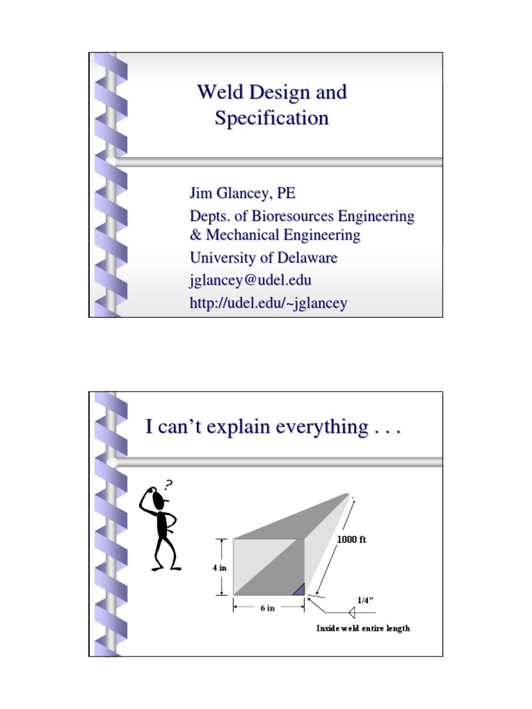 WeldDesignPresentation PDF | PDF
