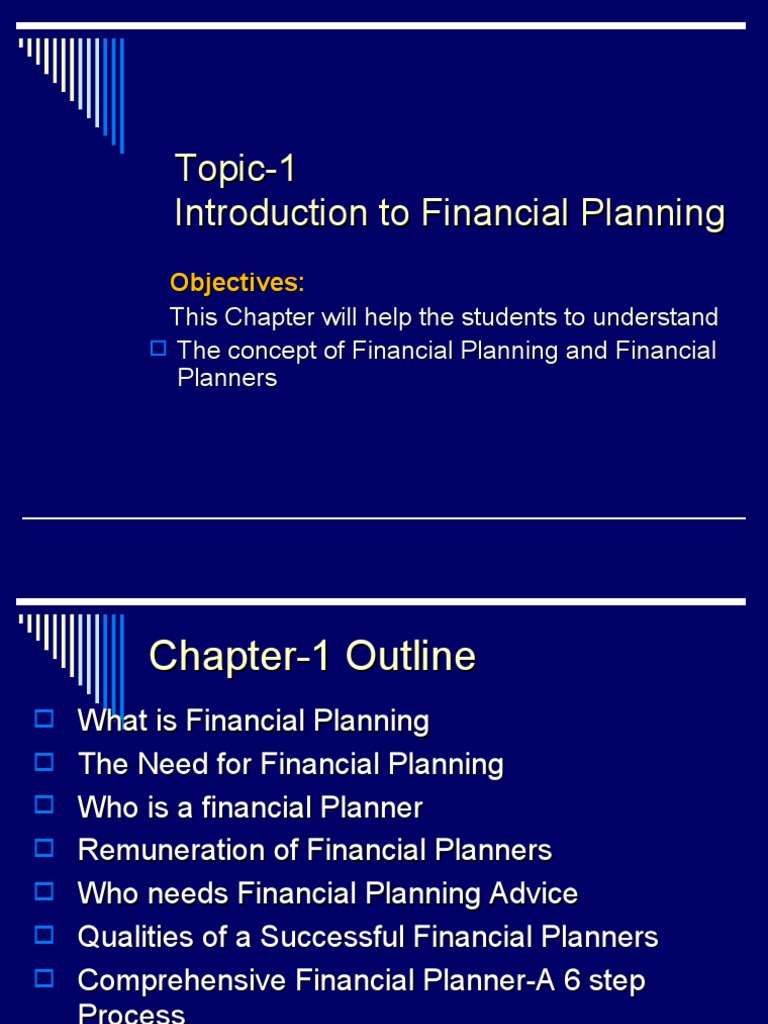 Introduction To Financial Planning | PDF | Insurance | Taxes