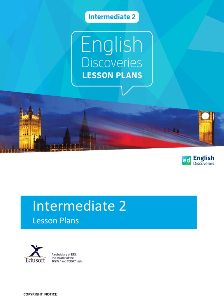 Intermediate 2 - LP - All Units | PDF | Lesson Plan | Vocabulary