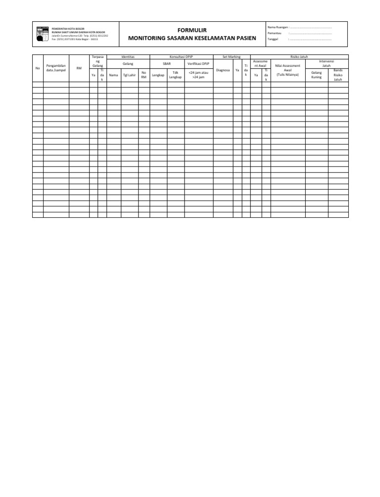 Form Monitoring SKP | PDF