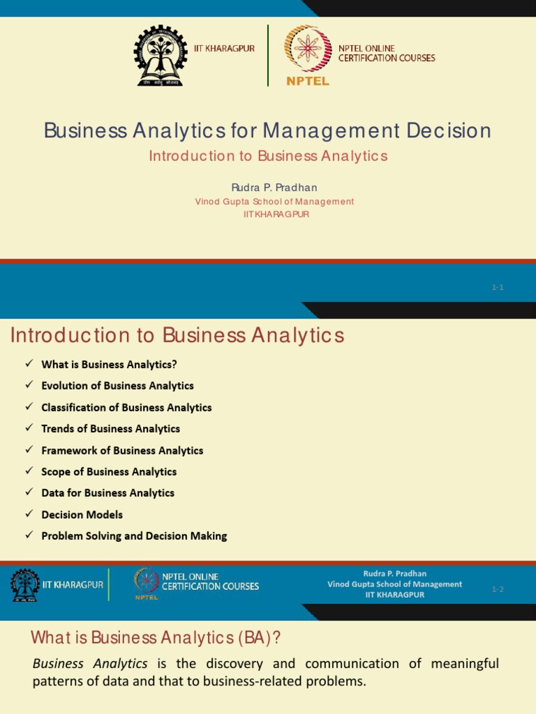 Business Analytics | PDF | Analytics | Predictive Analytics