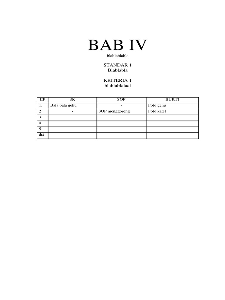 Cover for BAB IV Document | PDF