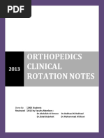 Orthopedics Ebook Notes PDF | PDF | Shoulder | Knee