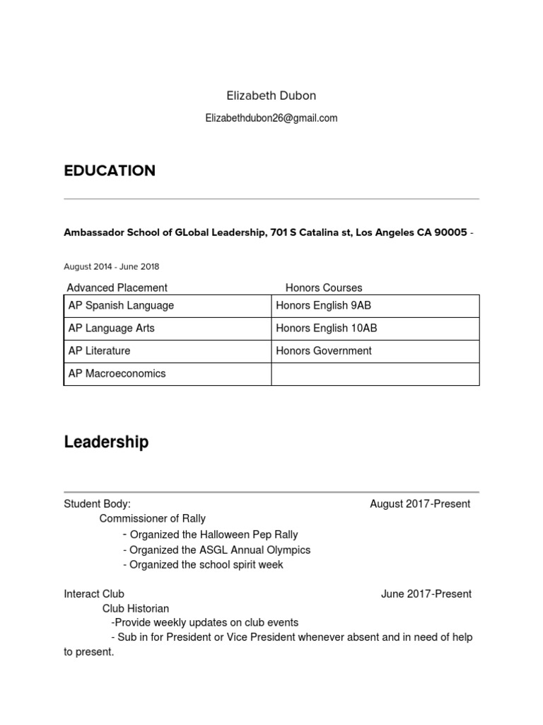 School Resume | PDF | Behavior Modification | Change