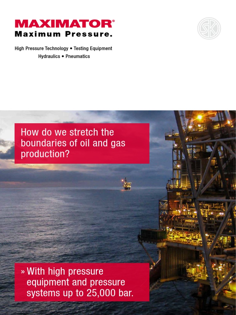 11-2014 Maximator Oil and Gas en | PDF | Valve | Pump