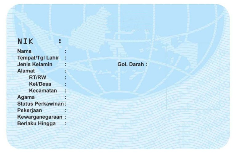 Tempalte KTP Indonesia by Variozr77-Da4sm33 | PDF