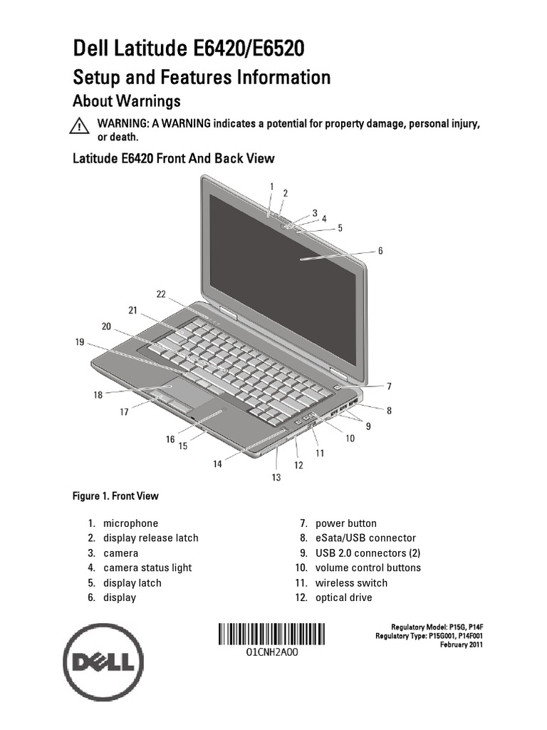Latitude-E6420 Setup Guide En-Us | PDF | Advanced Micro Devices ...