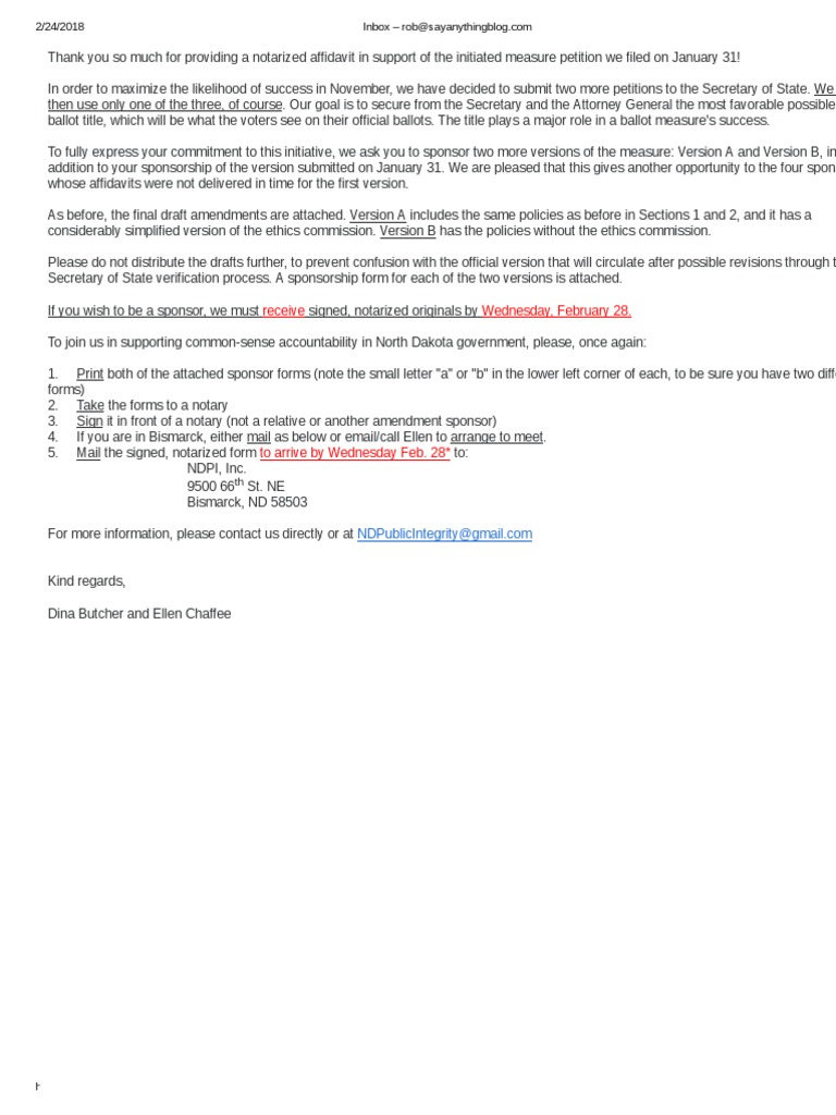 Ethics Commission Email | PDF | Notary Public | Government Information