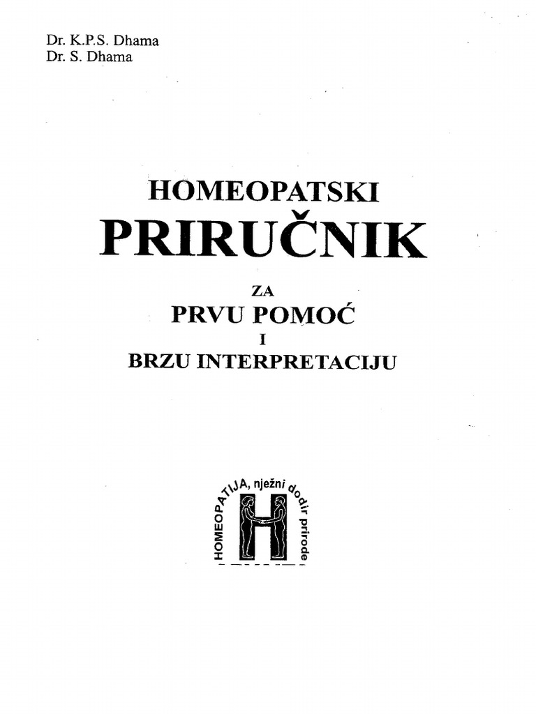 Homeopatski Prirucnik Za Prvu Pomoc | PDF