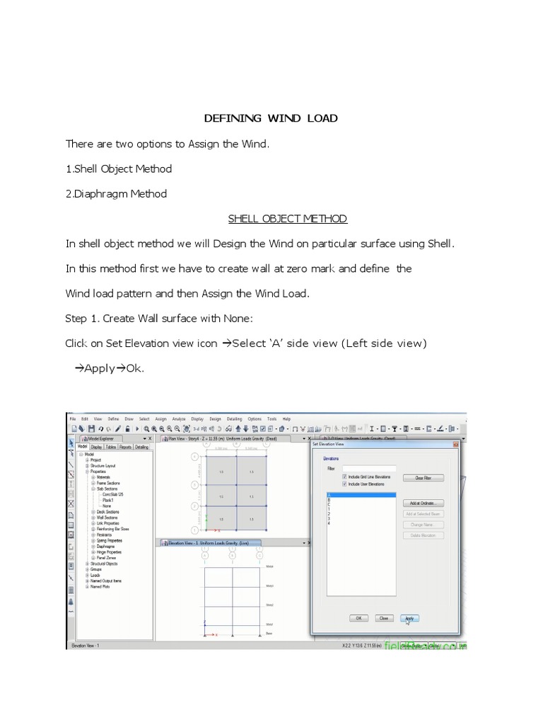 Etabs Wind | PDF | Structural Load | Wound