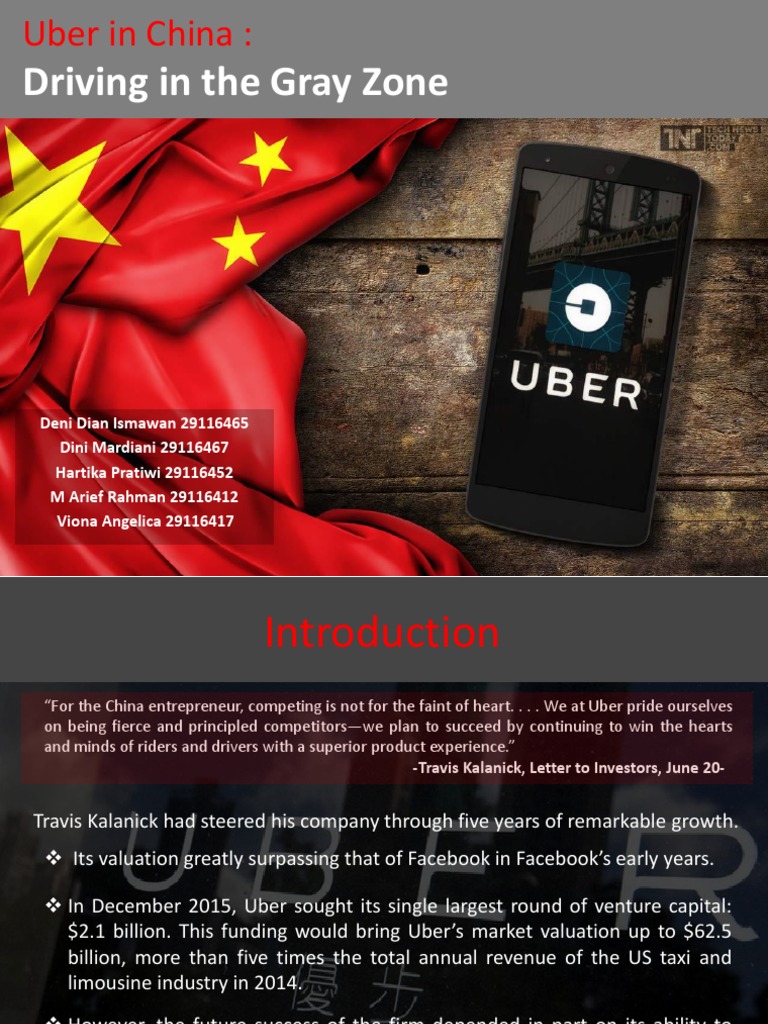 Uber in China | PDF | Didi Chuxing | Uber (Company)