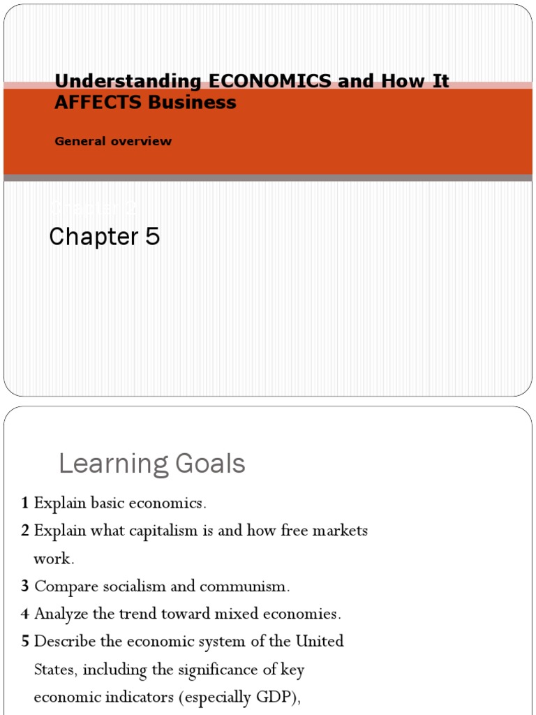 Understanding Economics Chapter5 | PDF | Free Market | Prices