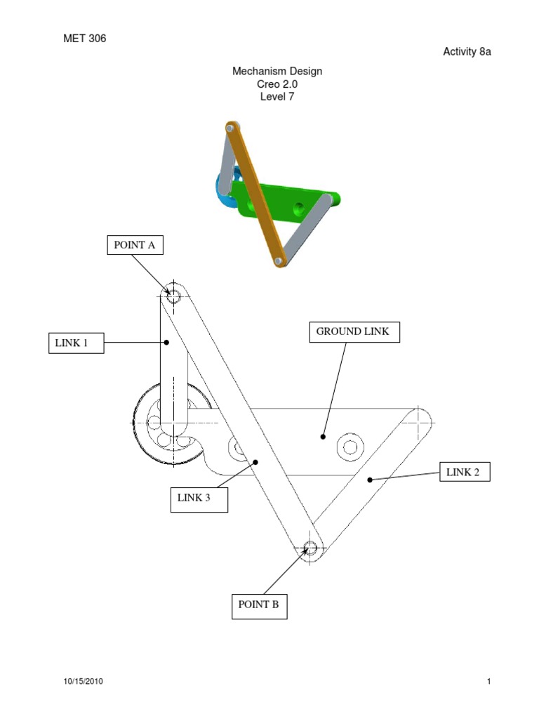 Creo 2.0 Mechanism Design Tutorial | PDF | Cartesian Coordinate System ...