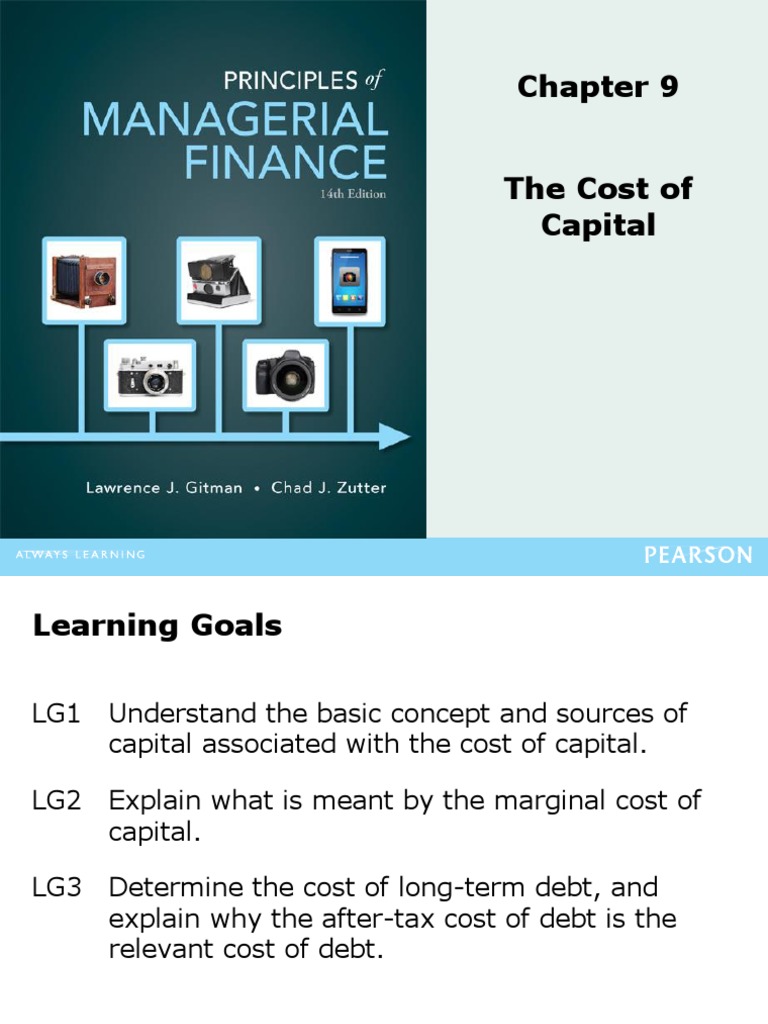 M09 Gitman50803X 14 MF C09 | PDF | Cost Of Capital | Bonds (Finance)
