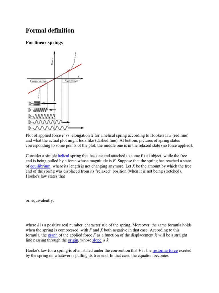 Spring Stiffness Stresses | PDF | Continuum Mechanics | Geometry