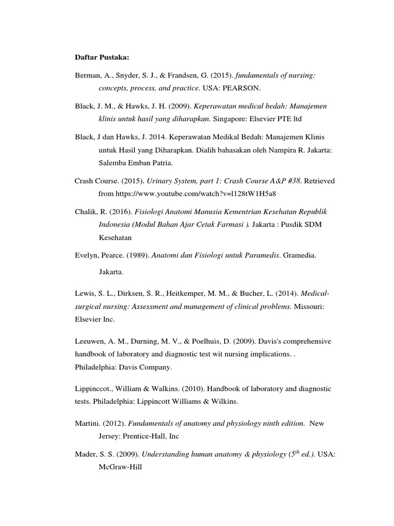 Comprehensive Nursing References List | PDF | Organisms | Life Sciences