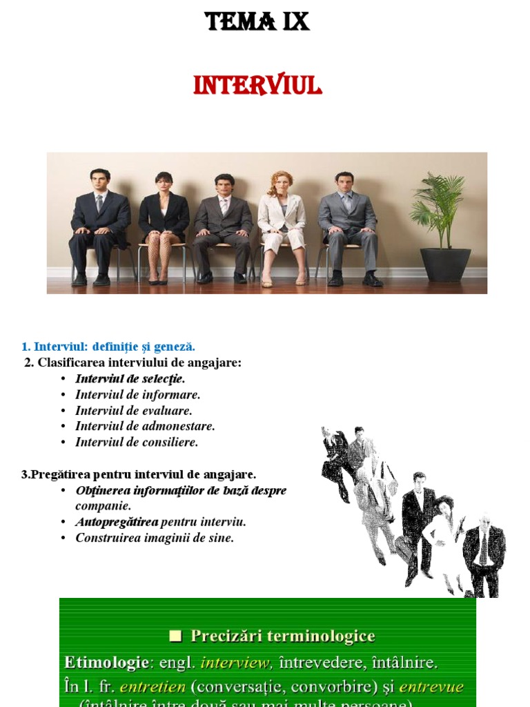 TEMA 9.1. Interviul de Angajare. COMPLETAT | PDF