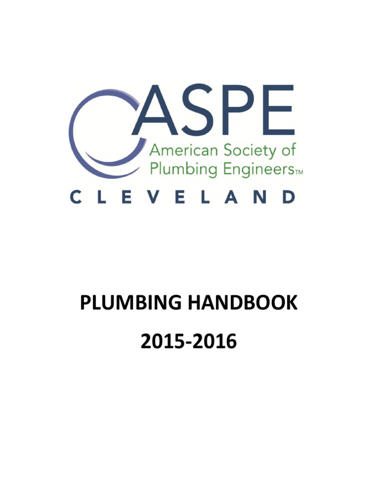 ASPE Cleveland Chapter Plumbing Handbook 2015-2016 | PDF | Professional ...
