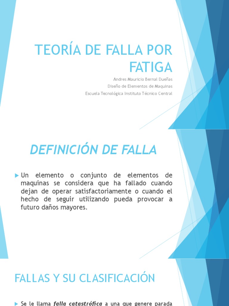 Teoría de Falla Por Fatiga | PDF | Fatiga (material) | Corrosión