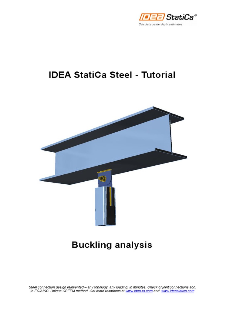 Modeling, Designing, and Checking Buckling of a Structural Steel Joint ...