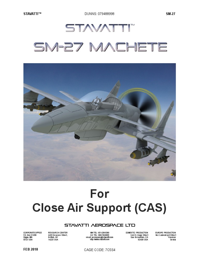 SM-27 Machete For CAS | PDF | Close Air Support | Flight