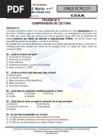 Original - Simulacro 02 - Admisión Coar 2024 | PDF | Revolución industrial | Contaminación