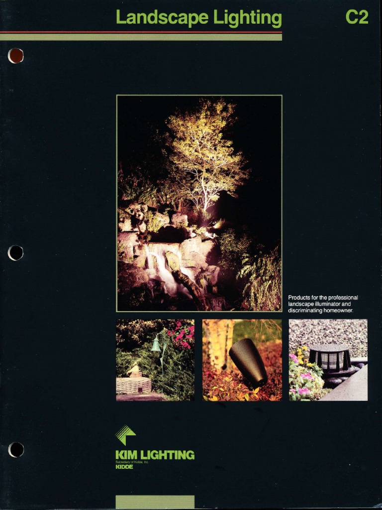 Kim Lighting Landscape Lighting Catalog 1987 | PDF | Light | Building ...