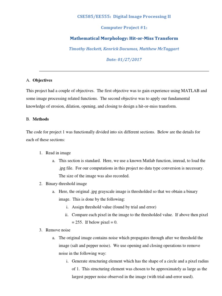 EE555 Project 1 Report - MattMcTKenrickDacumosTimothyHackett | PDF | Scientific Modeling | Graphics