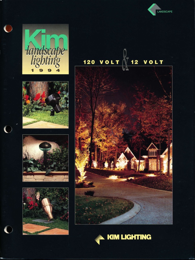 Kim Lighting Landscape Lighting Catalog 1994 | PDF | Lighting ...