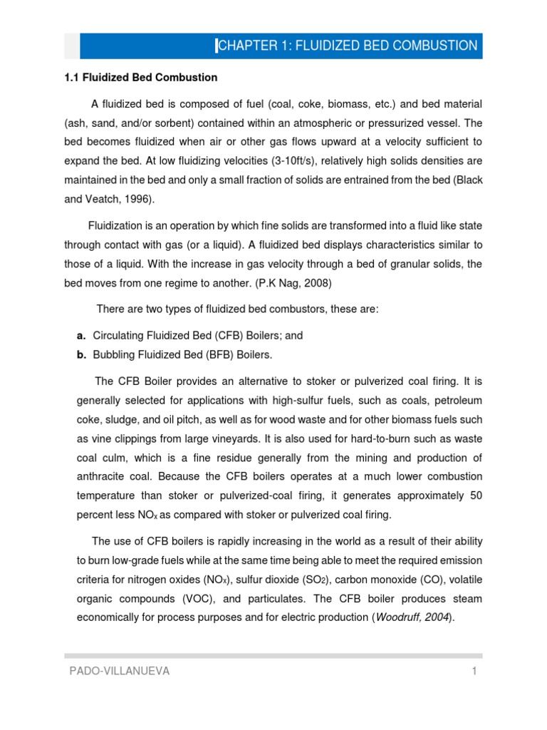 Chapter 1 | PDF | Fluidization | Combustion