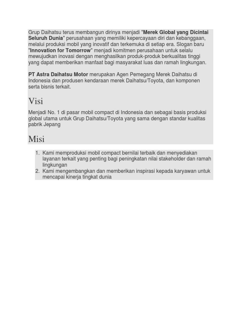 Proses Pembuatan Mobil | PDF