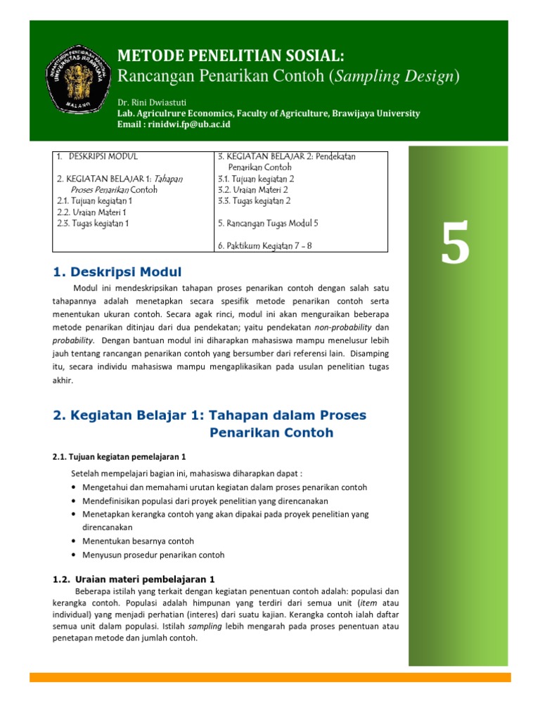 Modul Sample PDF | PDF
