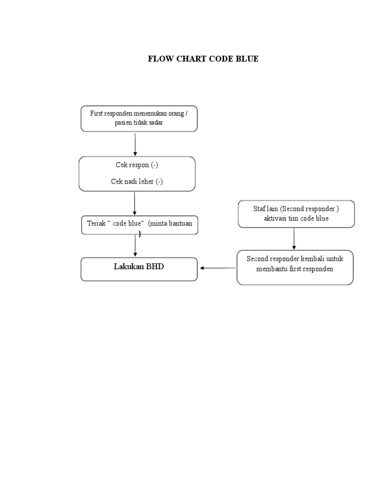 Flowchart Code Blue | PDF