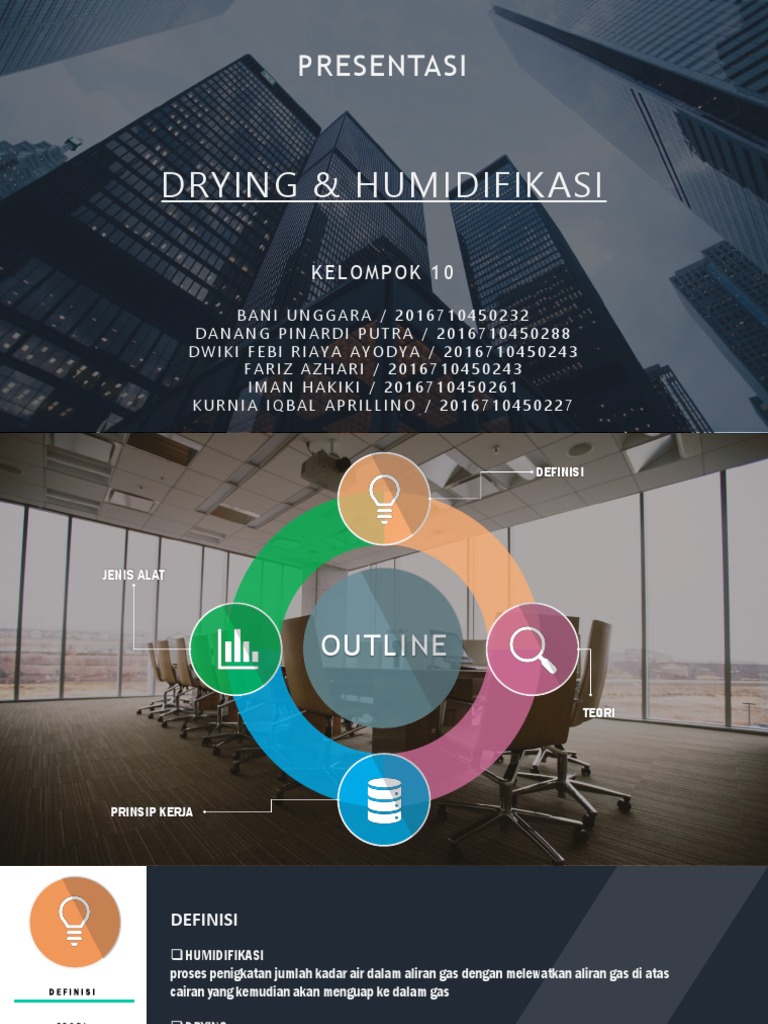 Teknik Pengeringan dan Humidifikasi | PDF
